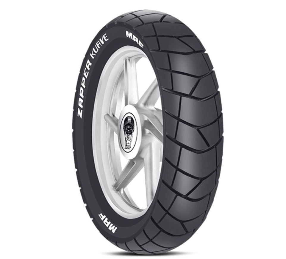MRF - 150/70-17 ZAPPER KURVE Tubeless 69H Tyre | Rear – Tyre Titans